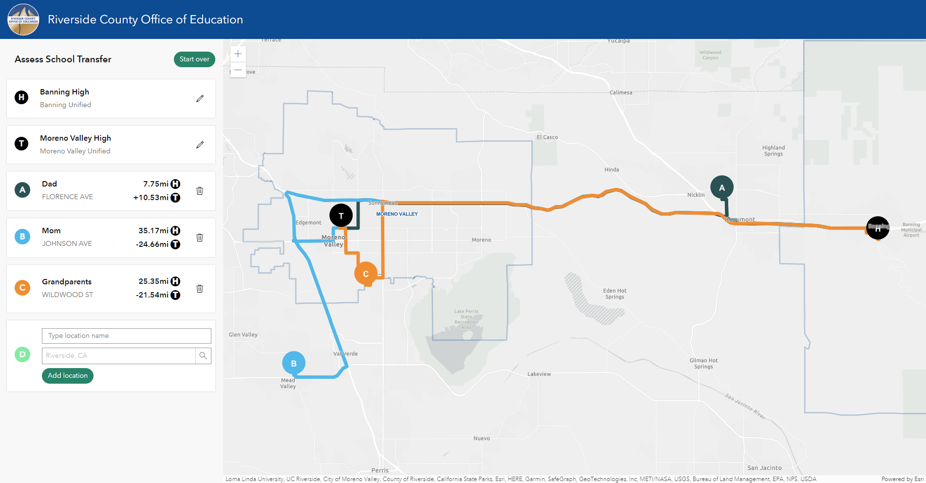 Task oriented – Map UI Patterns