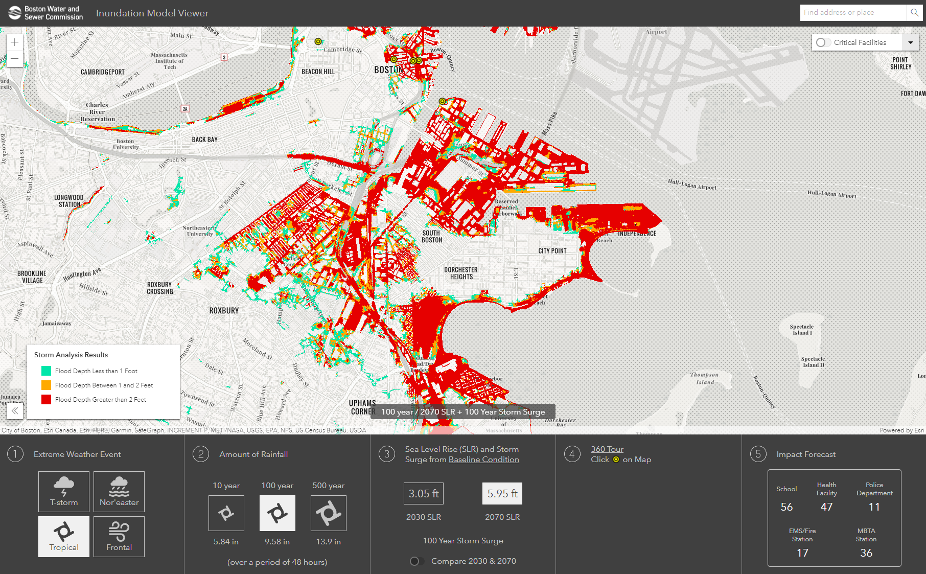 Partial map – Map UI Patterns