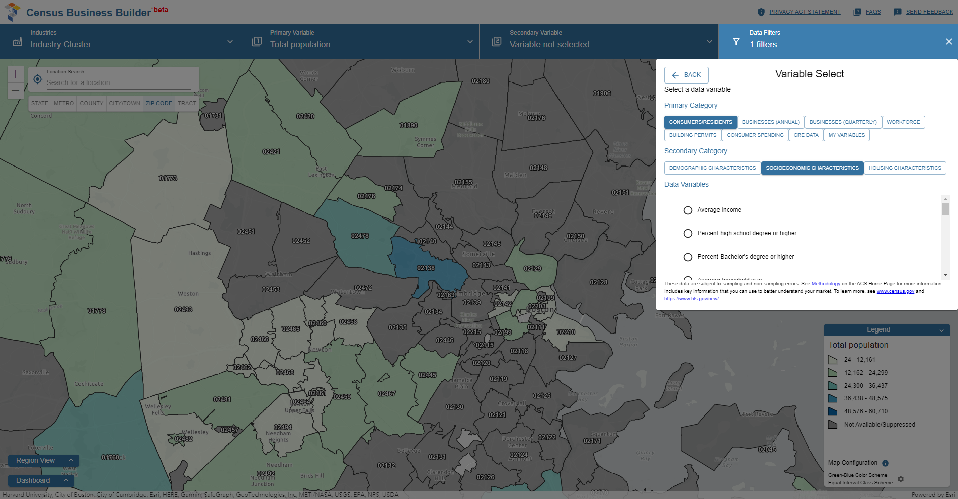 Attribute Filter Map Ui Patterns