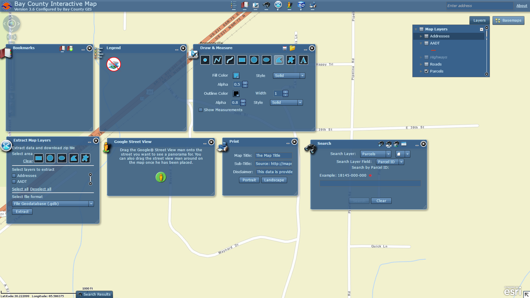 Kitchen sink – Map UI Patterns