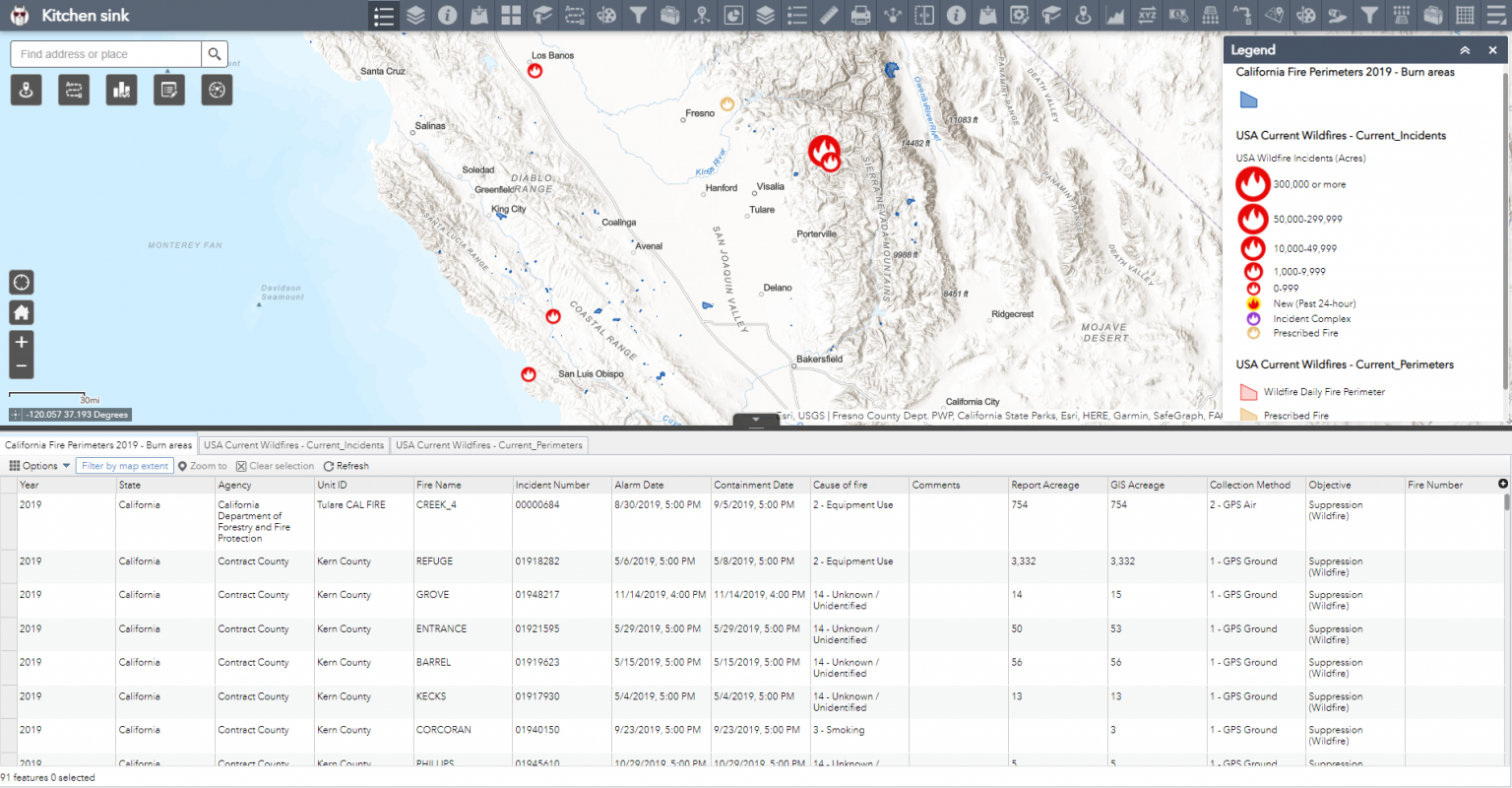 Kitchen sink – Map UI Patterns